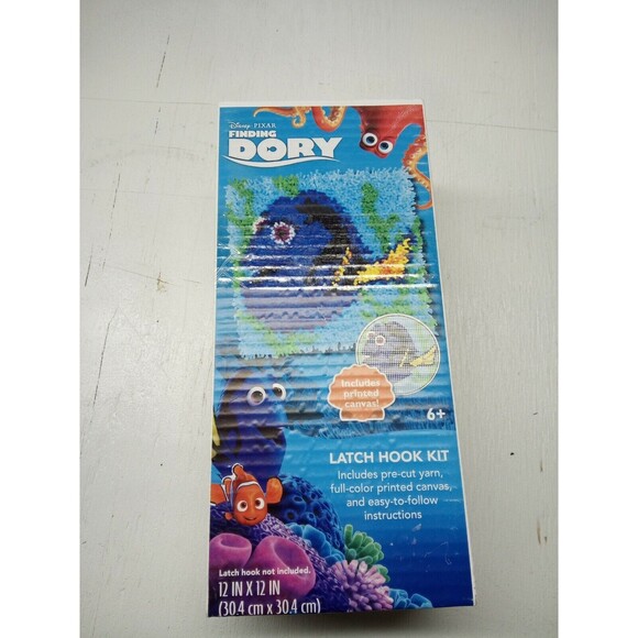 Dimensions | Art | Finding Dory Latch Hook Kit Disney Pixar Nemo Canvas ...